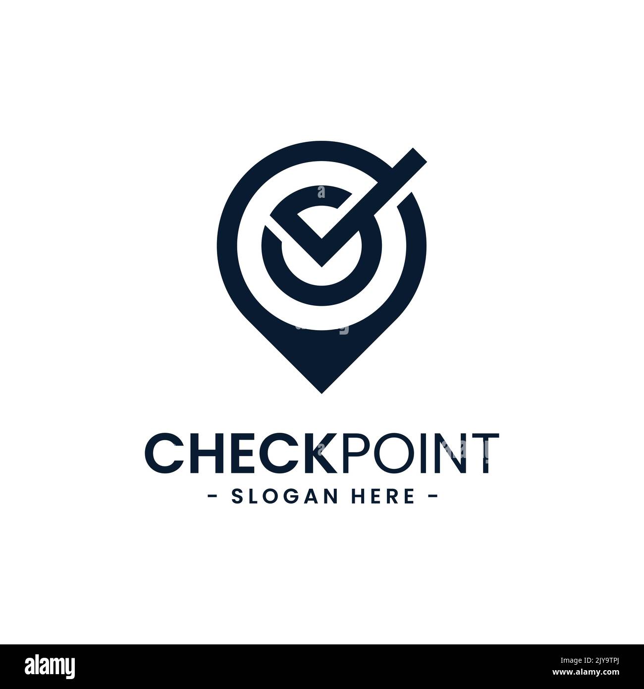 Find location logo design template. City locator. Check point icon ...