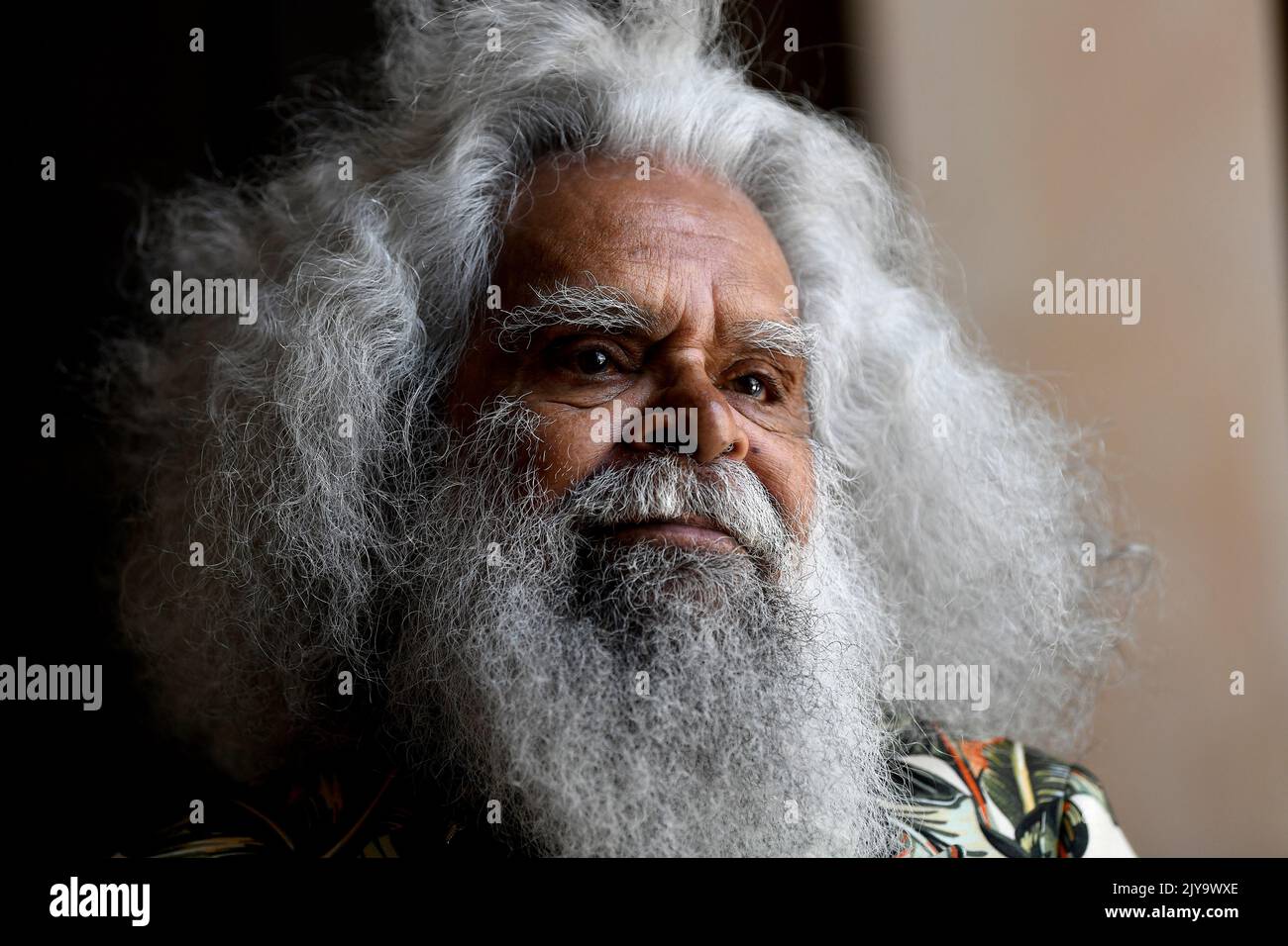 Actor Uncle Jack Charles poses for a photograph during a media call for ...