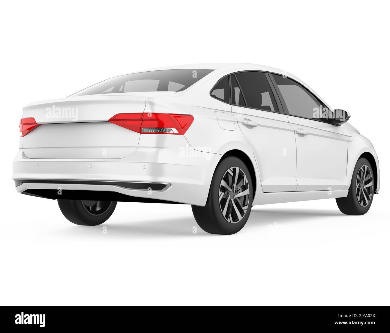 Sedan Car Isolated Stock Photo - Alamy