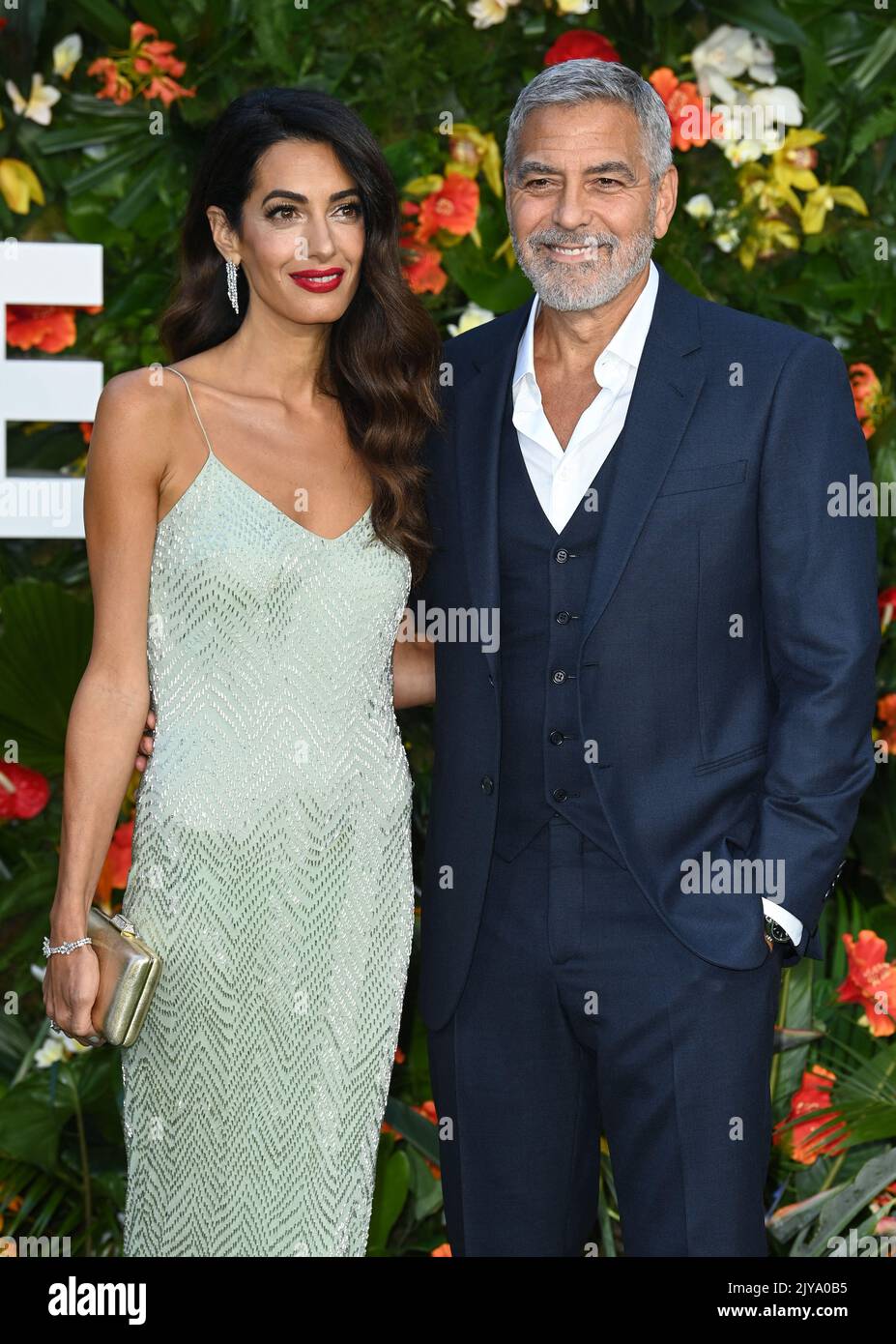 London, UK. 07th Sep, 2022. George Clooney and Amal Clooney at the ...