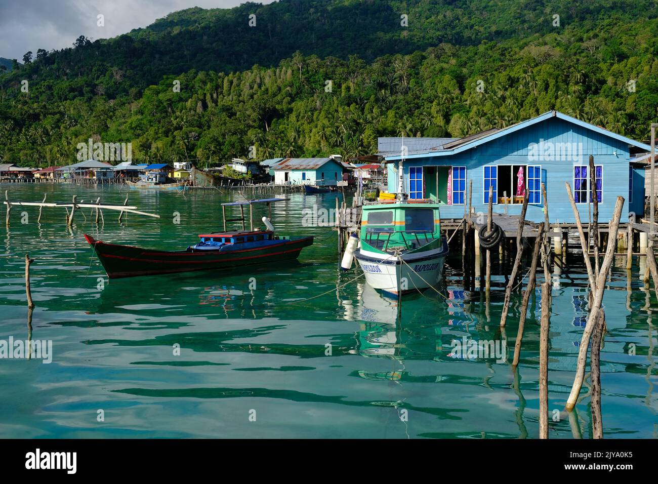 Indonesia Anambas Islands - Terempa fishing village Siantan Island ...
