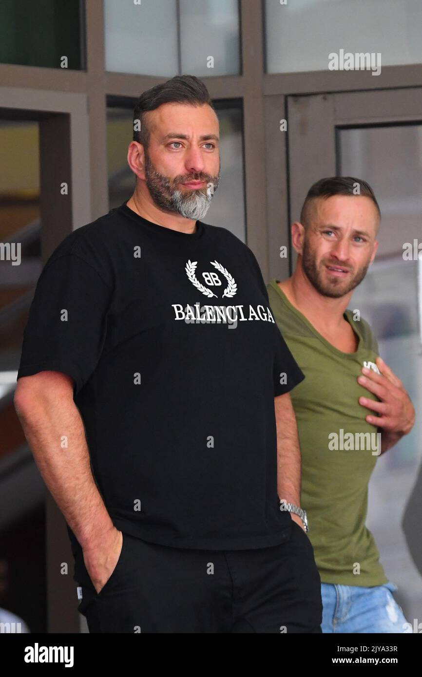 Fadi Haddara (left) and Waleed Haddara depart the Melbourne Magistrates ...