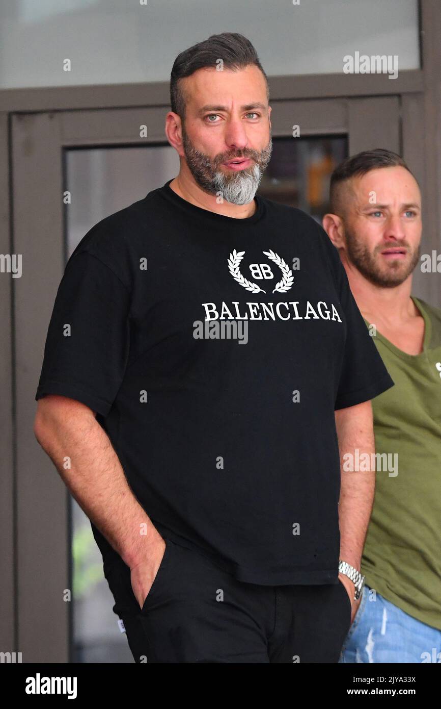 Fadi Haddara (left) and Waleed Haddara depart the Melbourne Magistrates ...