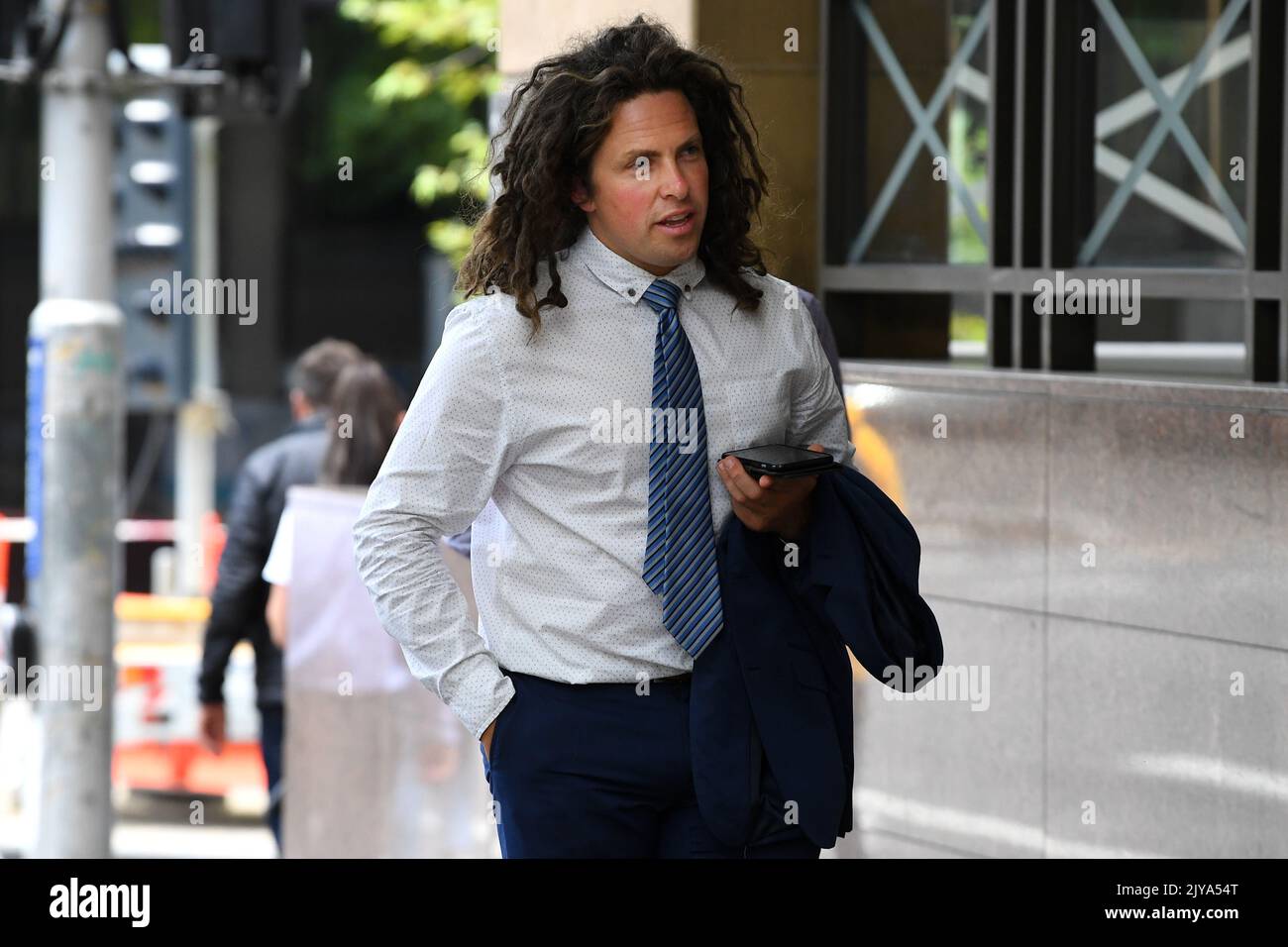 Edward Buczak arrives to the Melbourne Magistrates Court in Melbourne ...