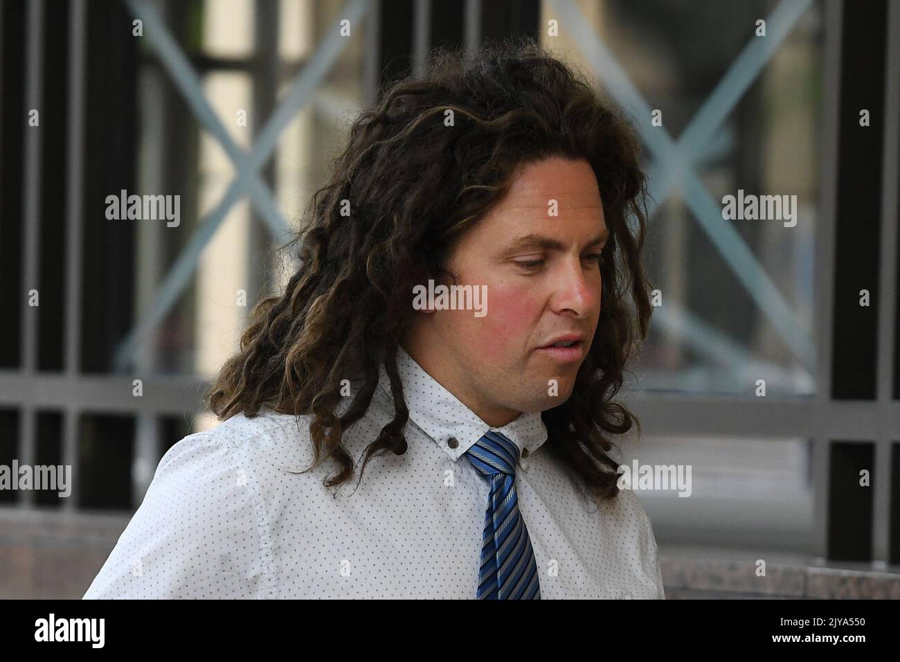 Edward Buczak arrives to the Melbourne Magistrates Court in Melbourne ...