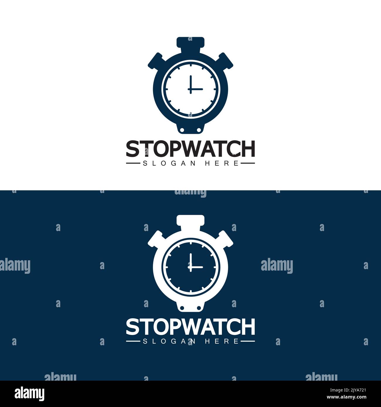 Stopwatch timer logo design vector icon symbol illustration template ...