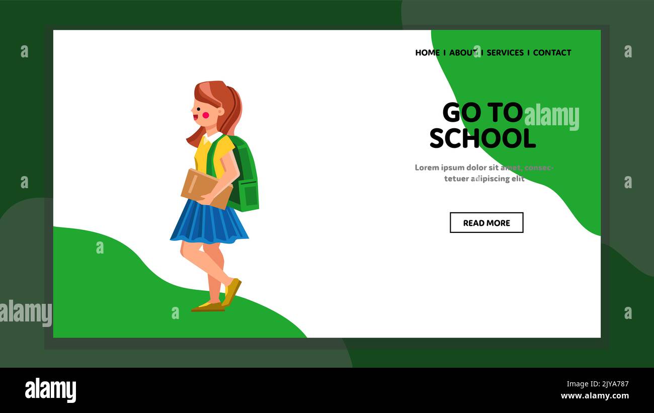 go to school vector Stock Vector Image & Art - Alamy