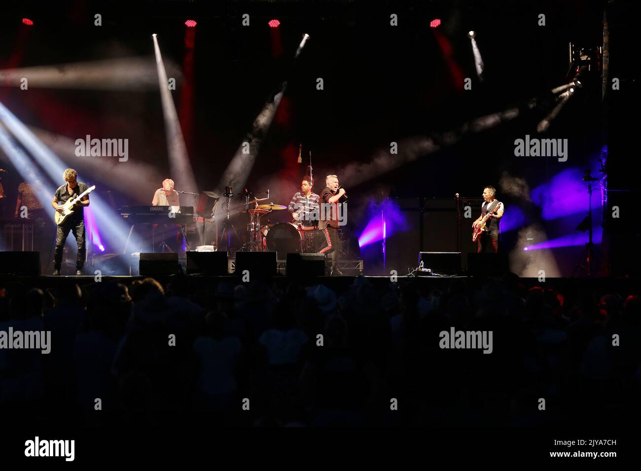 Australian band Cold Chisel perform during their 'The Blood Moon Tour ...