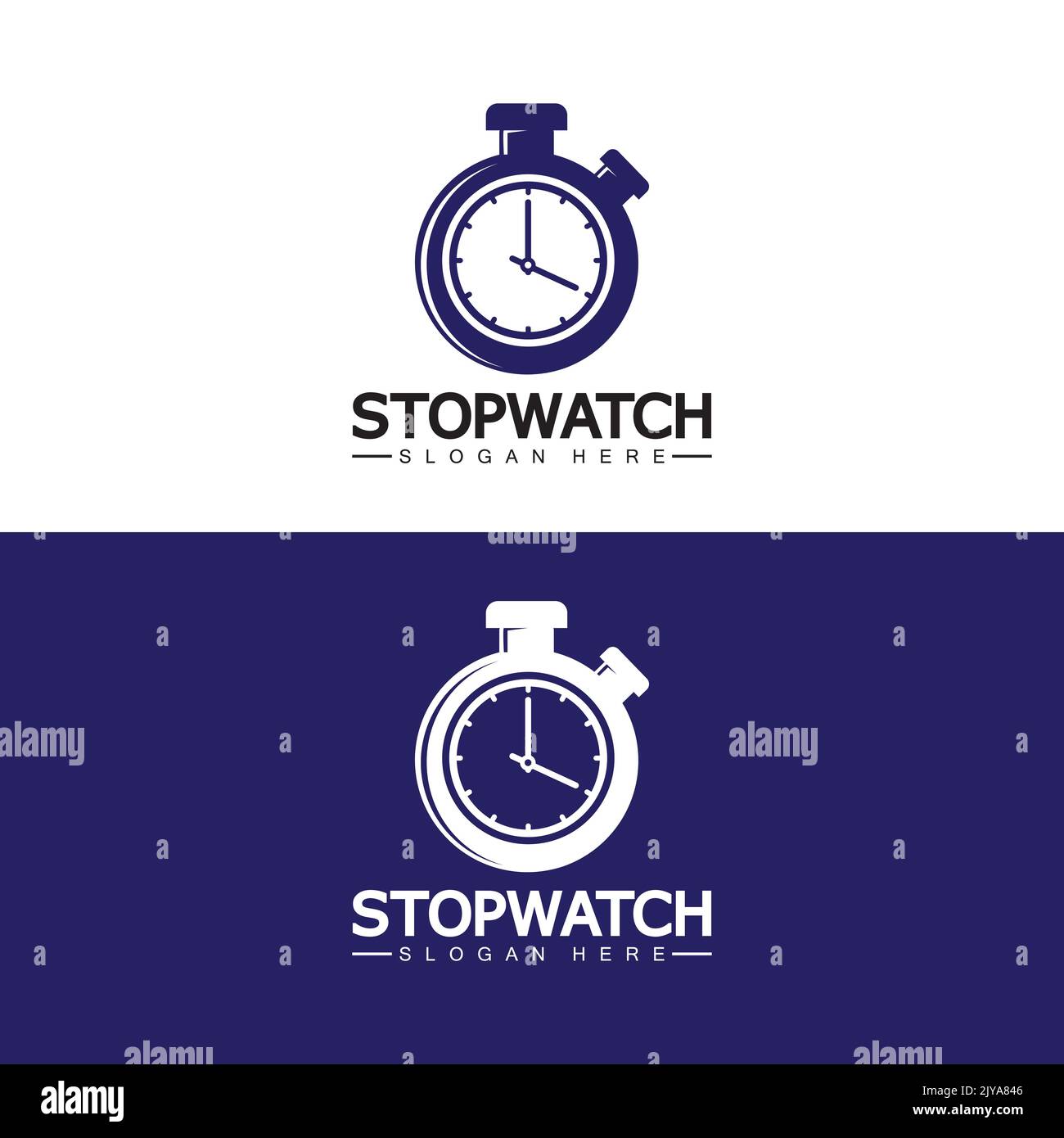Stopwatch timer logo design vector icon symbol illustration template ...