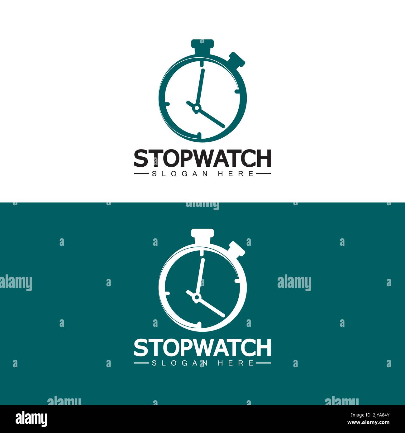 Stopwatch timer logo design vector icon symbol illustration template ...