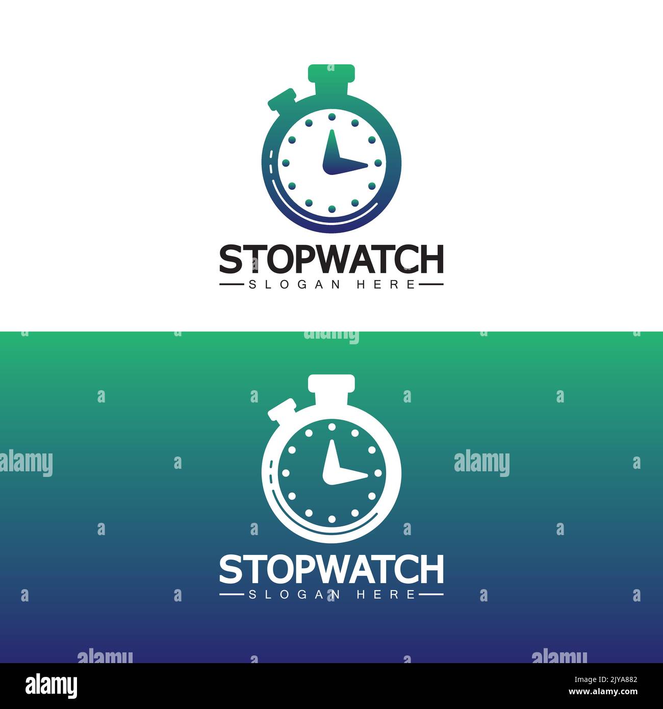 Stopwatch timer logo design vector icon symbol illustration template ...
