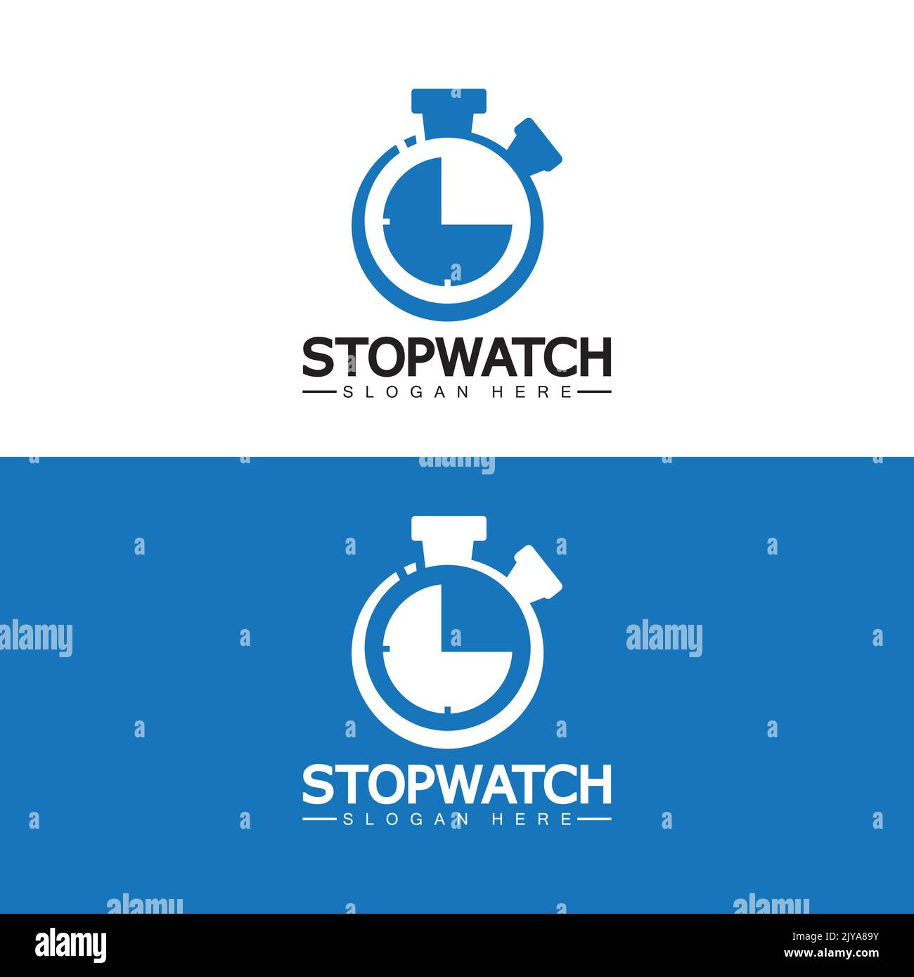 Stopwatch timer logo design vector icon symbol illustration template ...