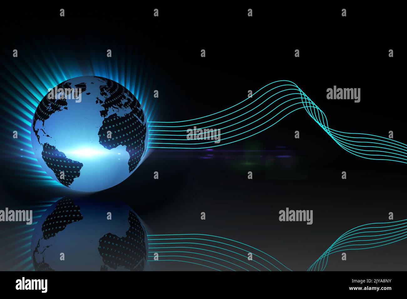 Digital earth background Stock Photo - Alamy