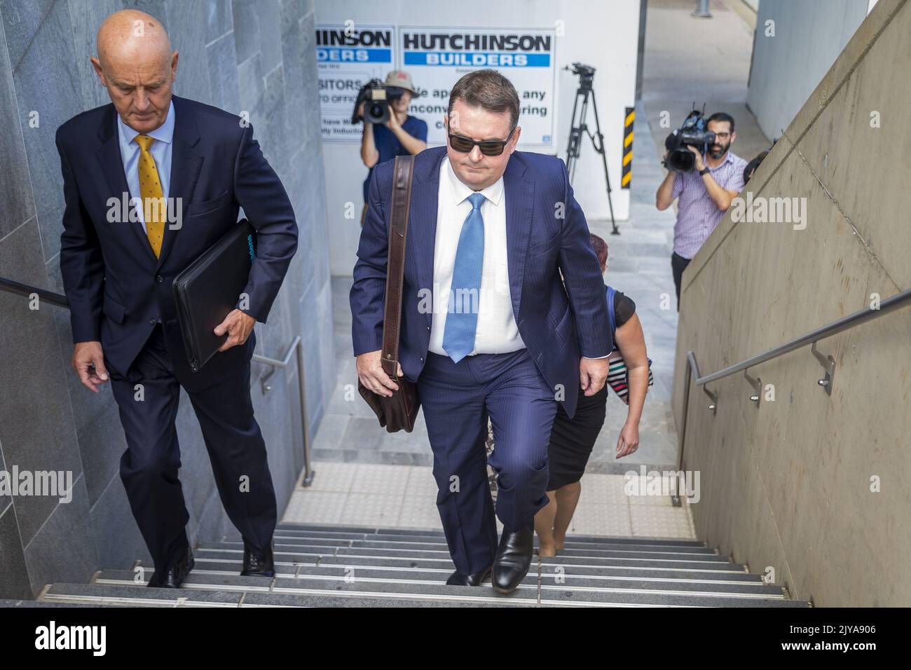 Ex-Logan mayor Luke Smith arrives at Beenleigh Magistrates Court in ...