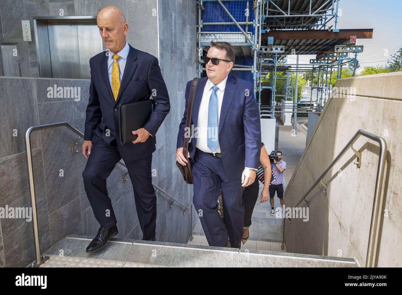 Ex-Logan mayor Luke Smith arrives at Beenleigh Magistrates Court in ...