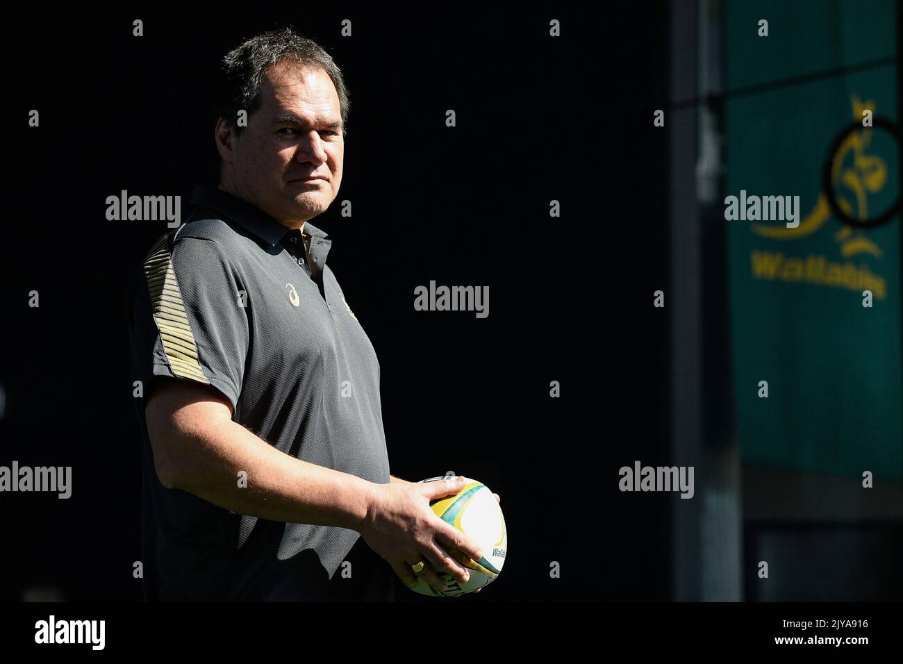 Incoming Qantas Wallabies Head Coach, Dave Rennie poses for a ...