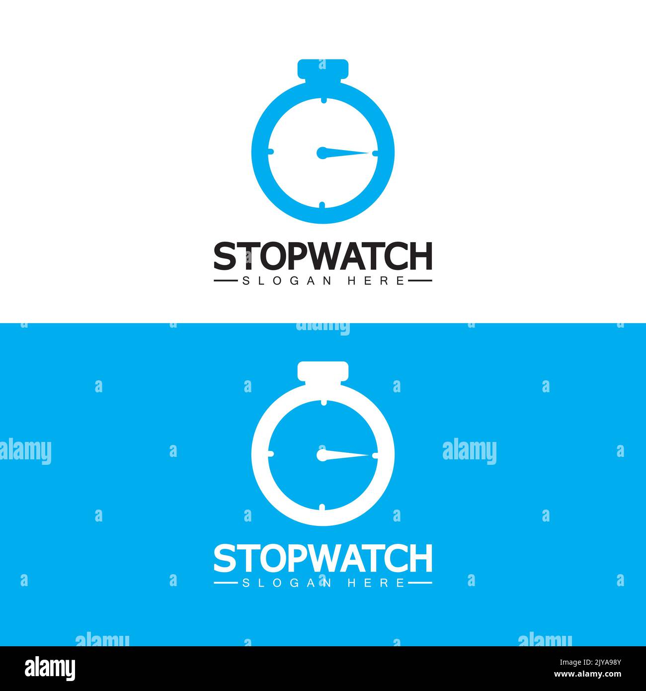 Stopwatch timer logo design vector icon symbol illustration template ...