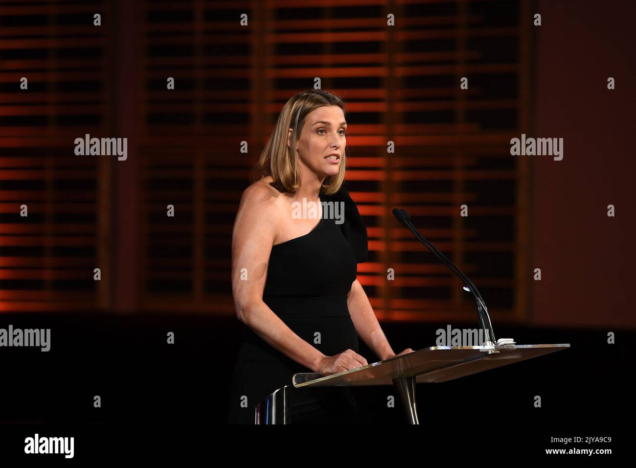 Grace Brennan deliverers the 2020 Australia Day Address at the Sydney ...