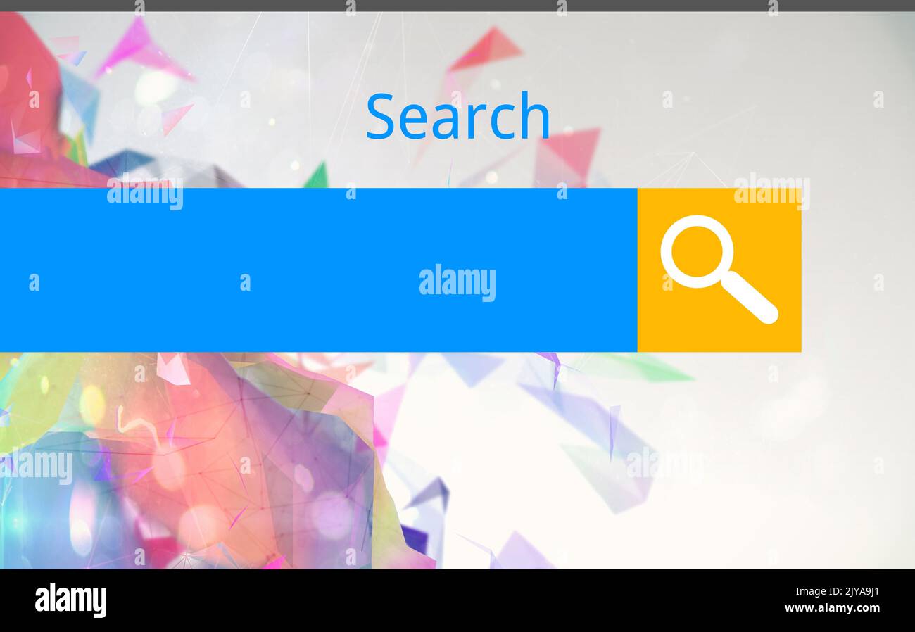Logo of a search bar Stock Photo - Alamy