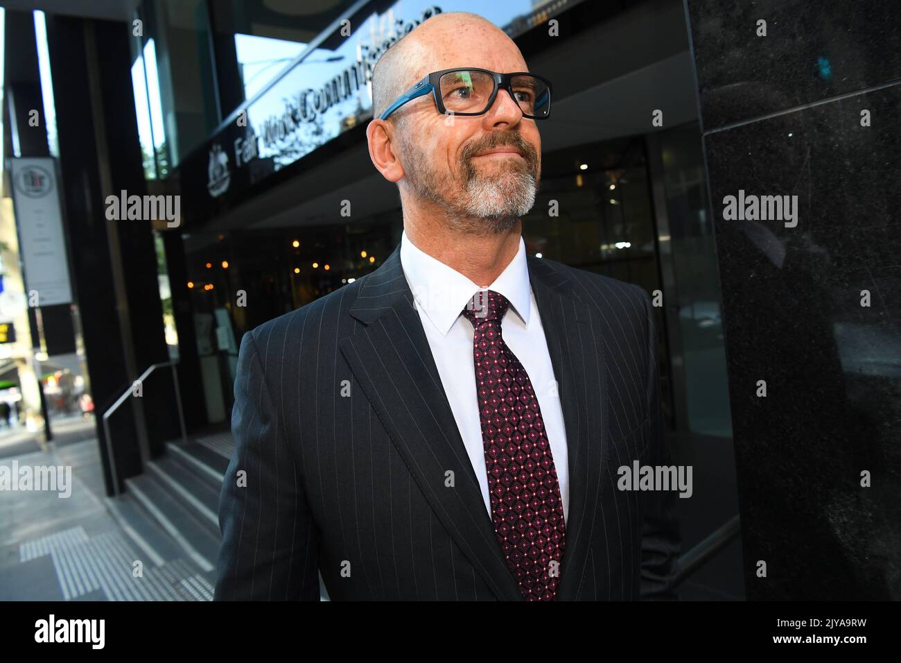 Former Victoria Police Chief Commissioner Simon Overland departs the ...