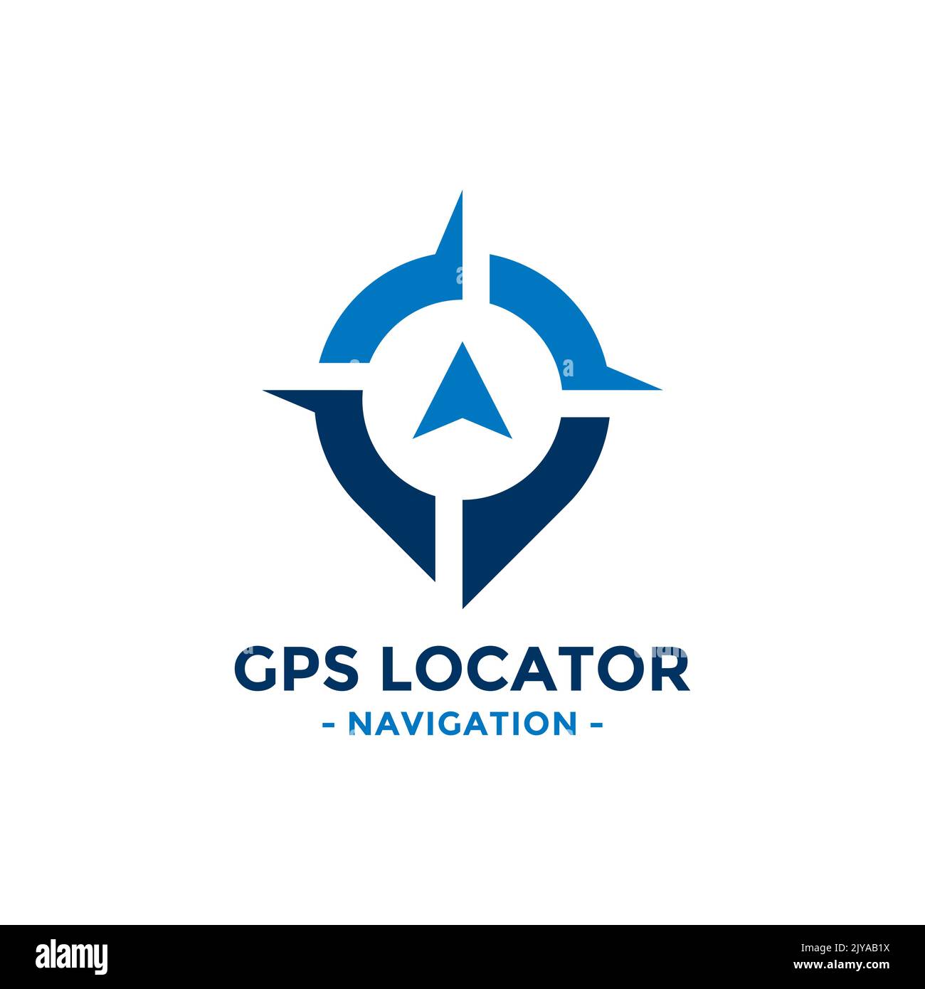 Gps locator logo design template. Compass and gps map location icon ...