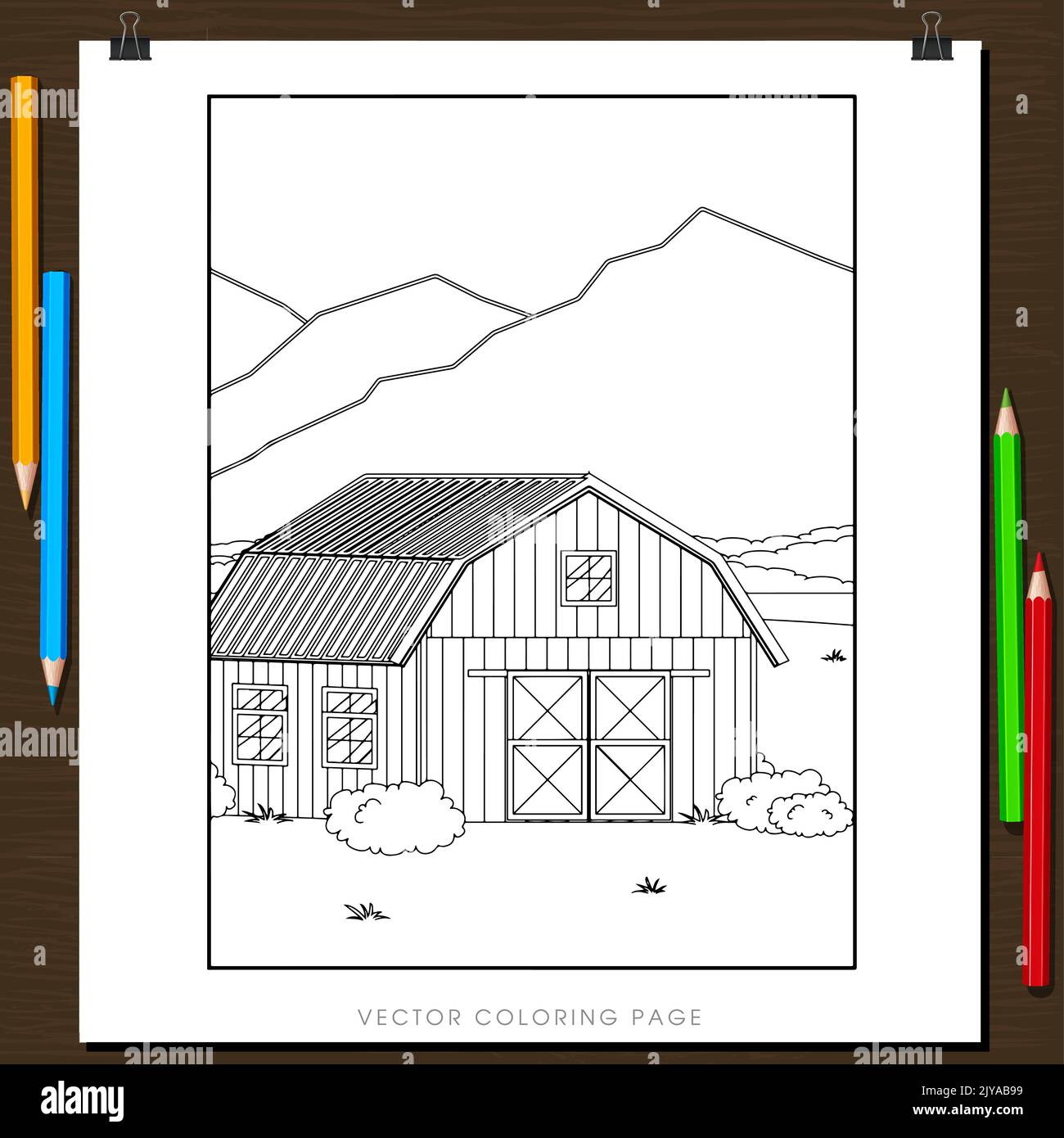 Coloring village hi-res stock photography and images - Alamy