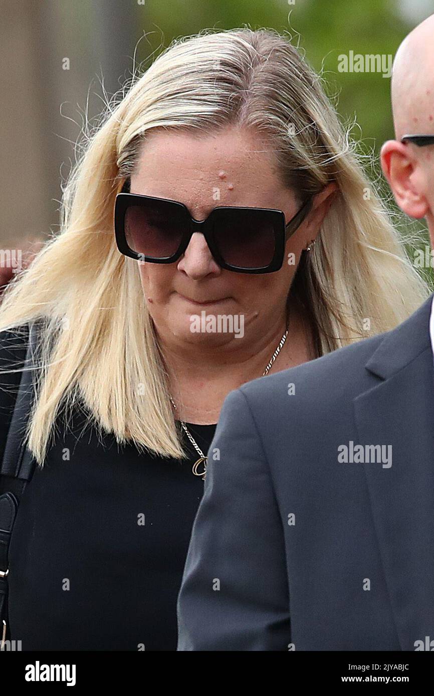 Andrea Millberry-Smith arrives to the Beenleigh Magistrates Court in ...