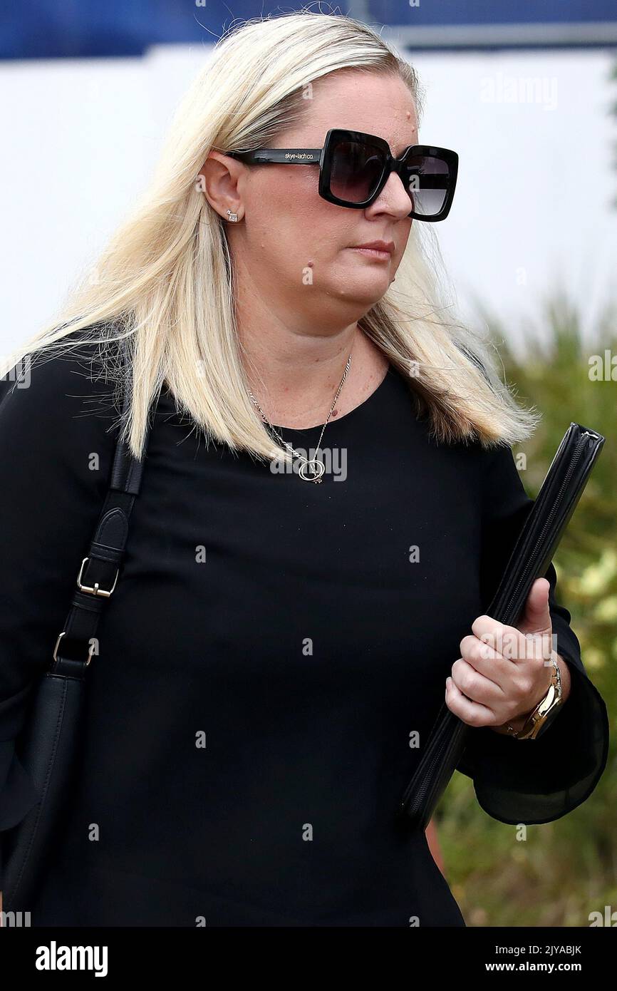 Andrea Millberry-Smith arrives to the Beenleigh Magistrates Court in ...
