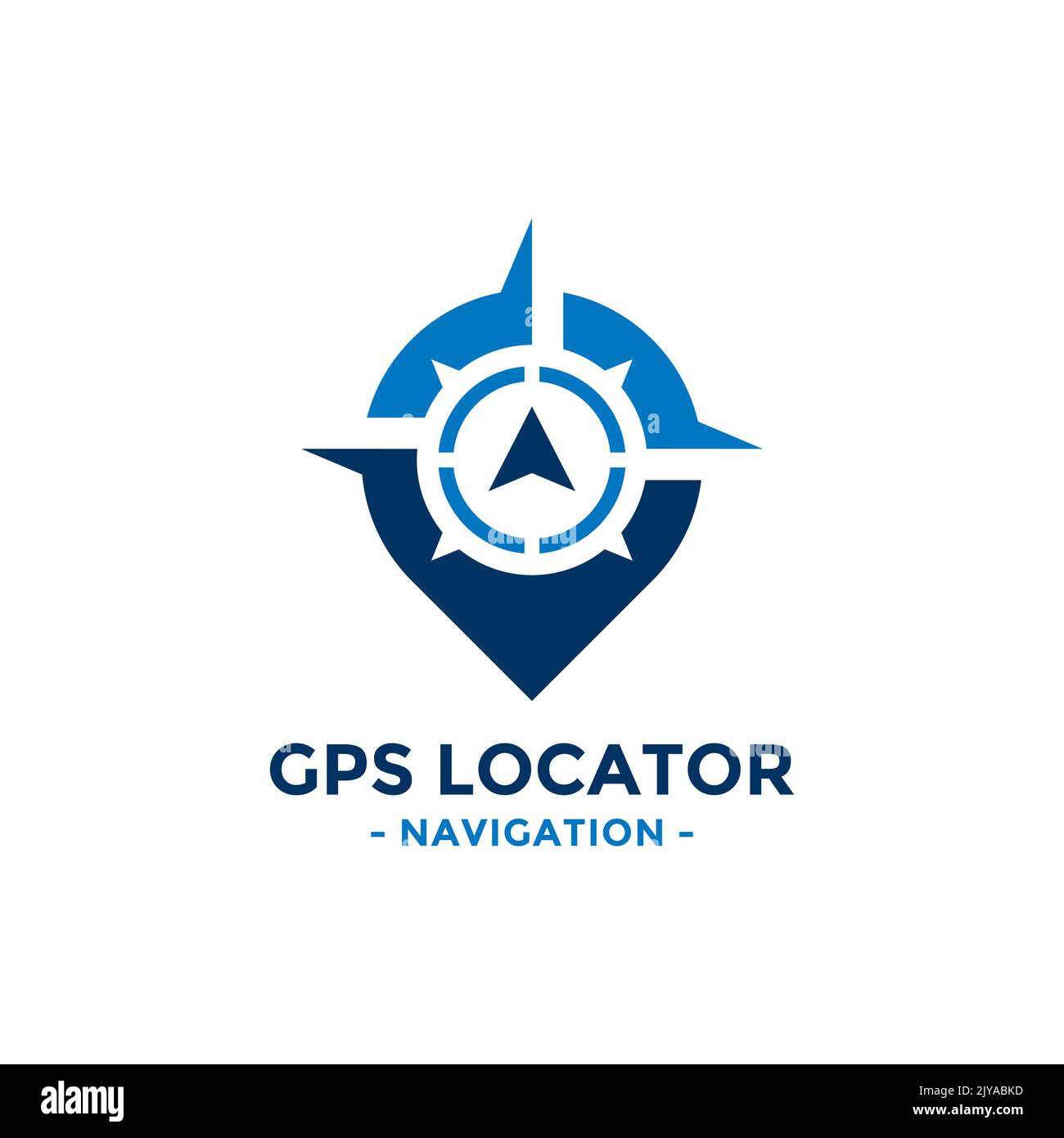 Gps locator logo design template. Compass and gps map location icon vector combination. Creative ...