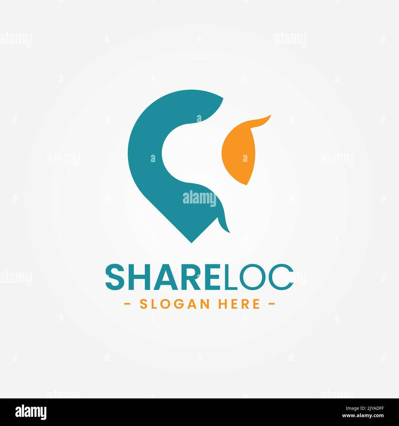 Share location logo design template. Map pointer icon vector. Creative ...