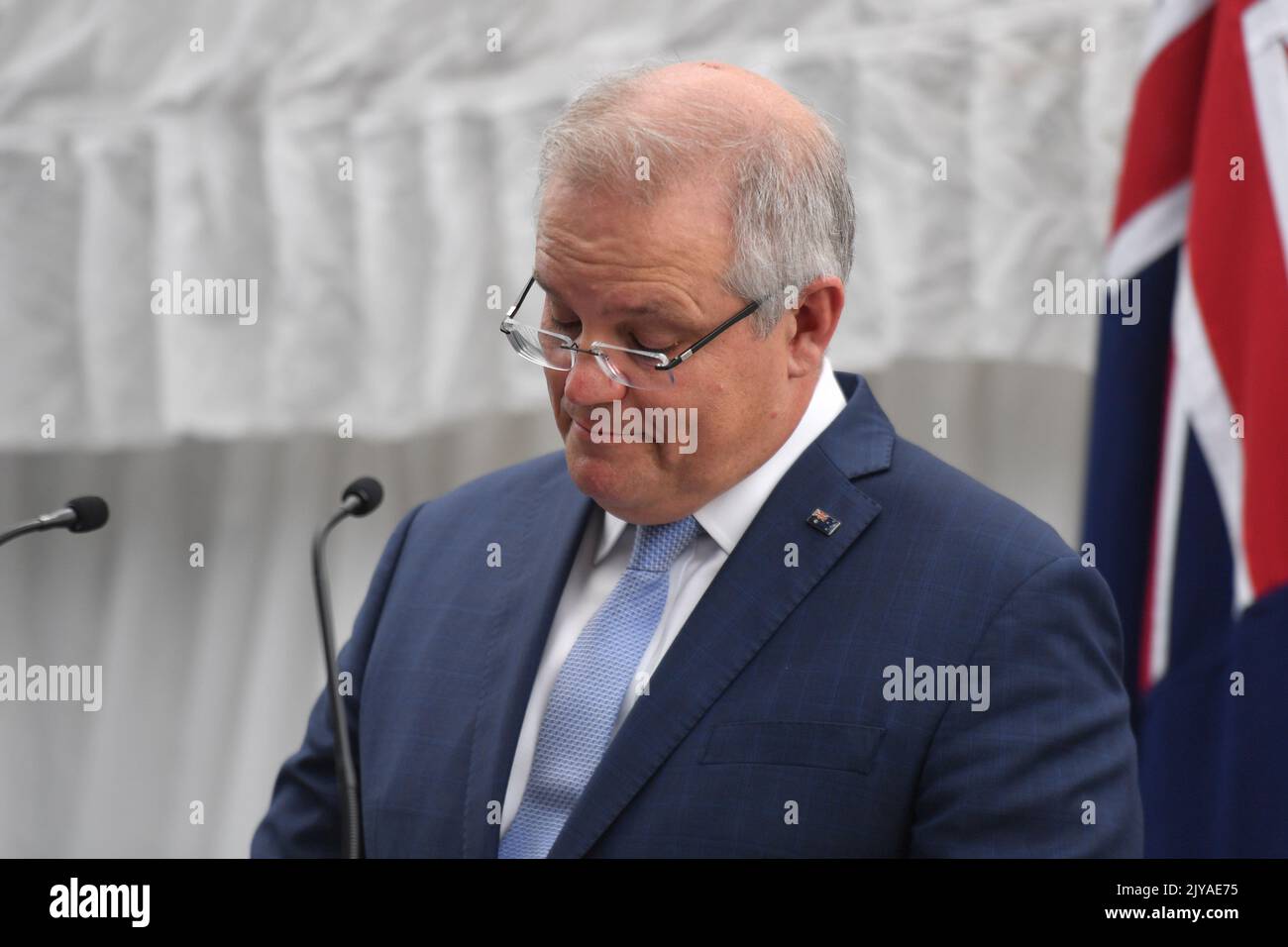 Prime Minister Scott Morrison gets emotional after speaking about his ...