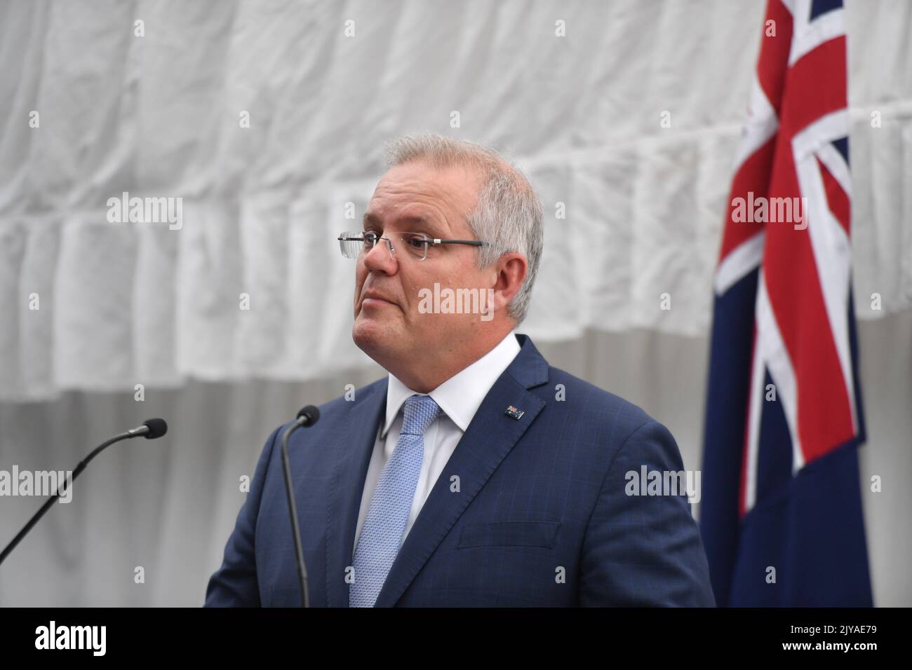 Prime Minister Scott Morrison gets emotional after speaking about his ...