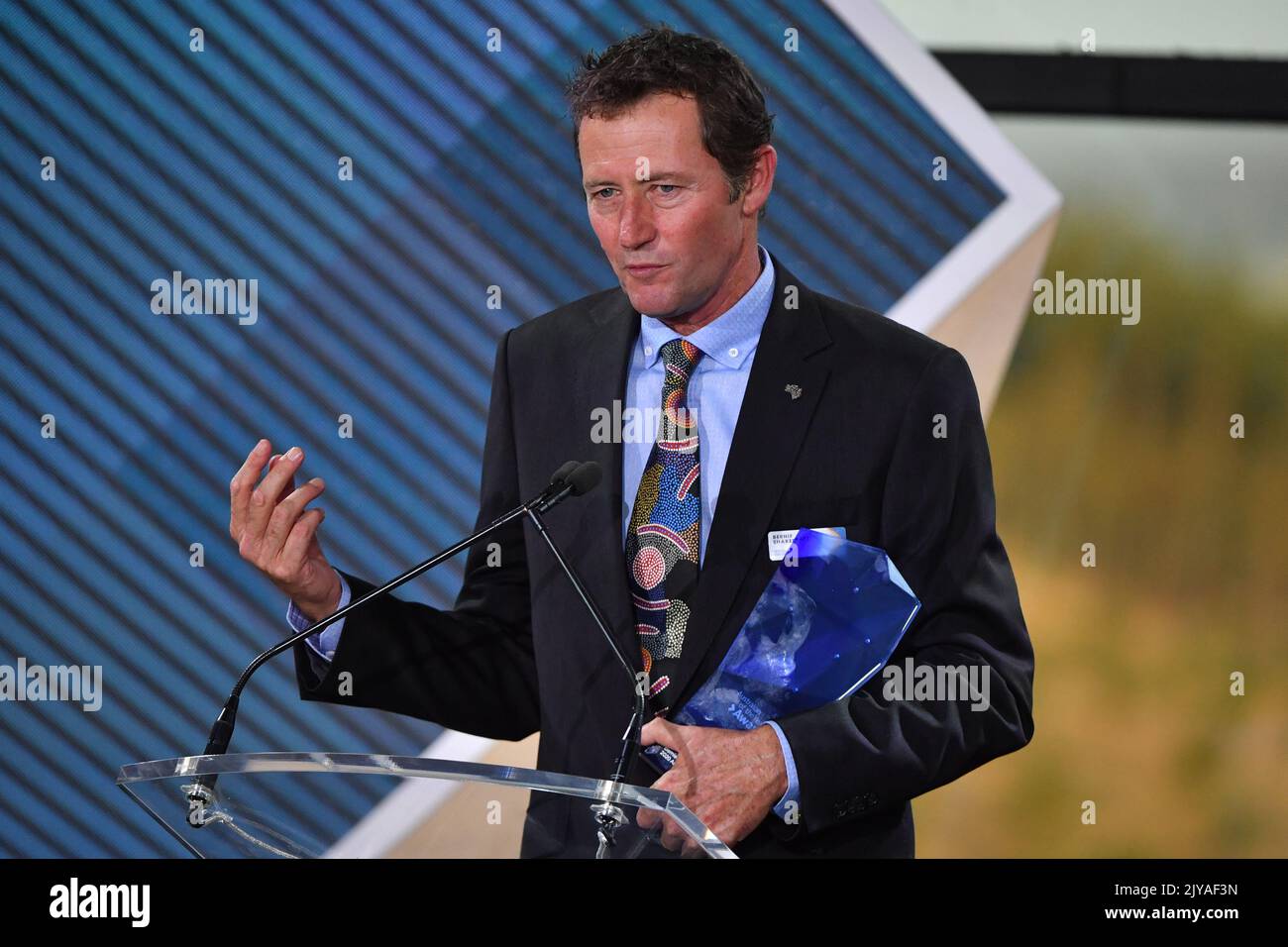 2020 Local Hero winner Bernie Shakeshaft during the 2020 Australian of ...