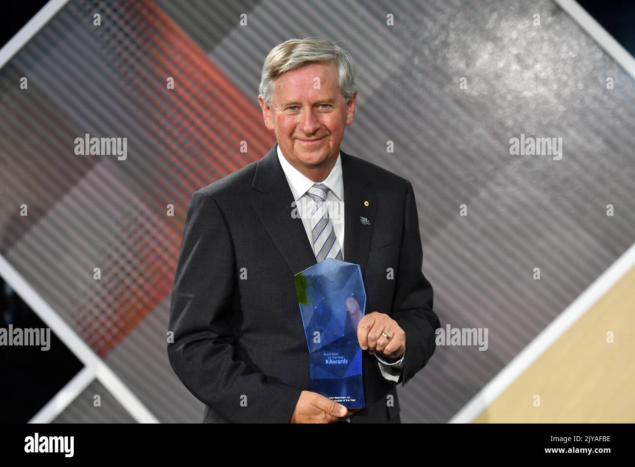 2020 Senior Australian of the Year winner Professor John Newnham poses ...