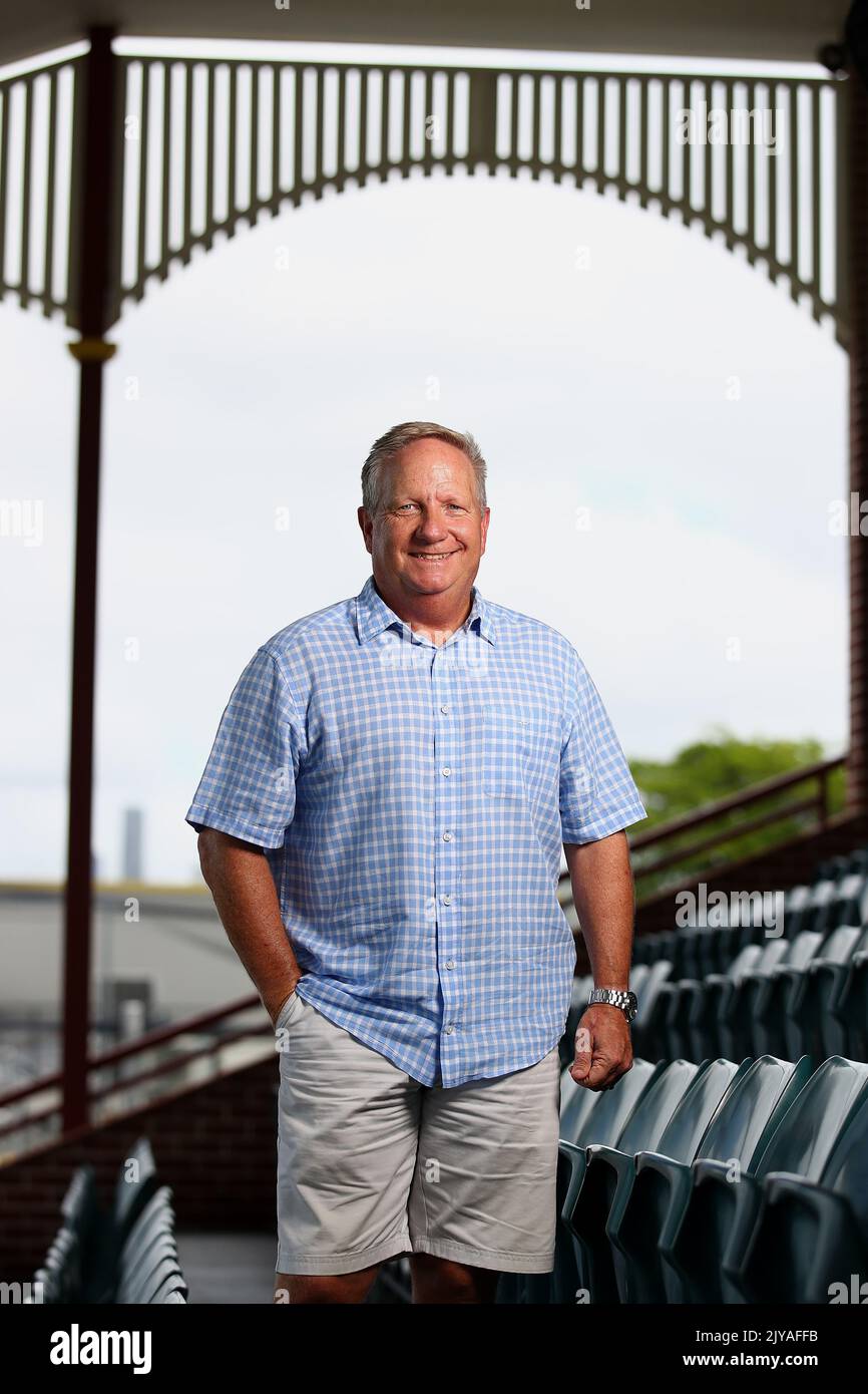 Former Australian cricketer Ian Healy poses for portrait at Allan ...