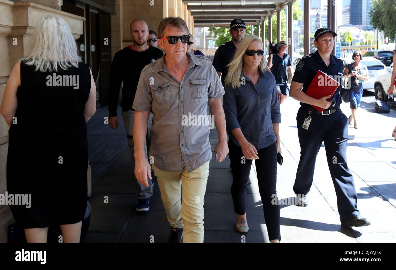 Family members of Philip Frith leave the Adelaide District after the ...