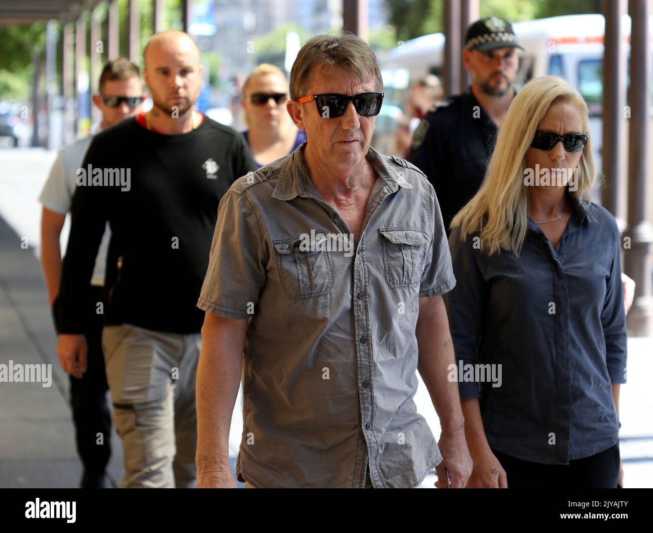 Family members of Philip Frith leave the Adelaide District after the ...