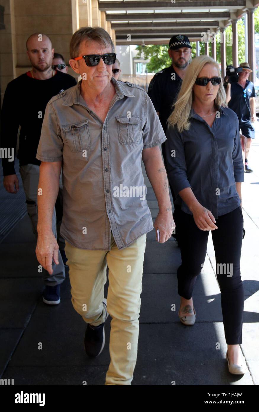 Family members of Philip Frith leave the Adelaide District after the ...