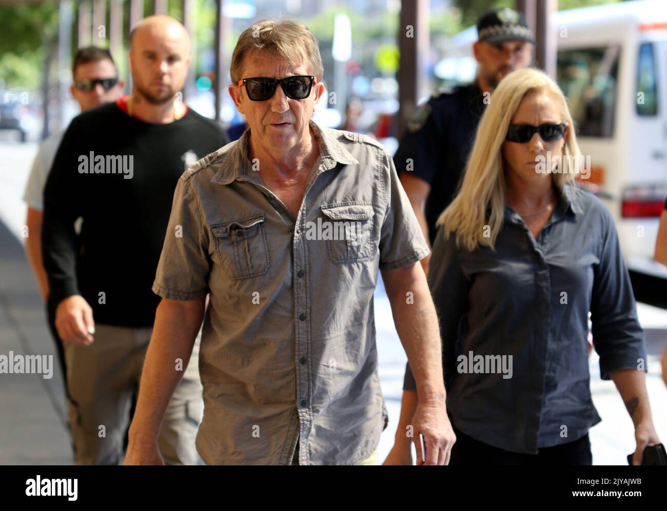 Family members of Philip Frith leave the Adelaide District after the ...