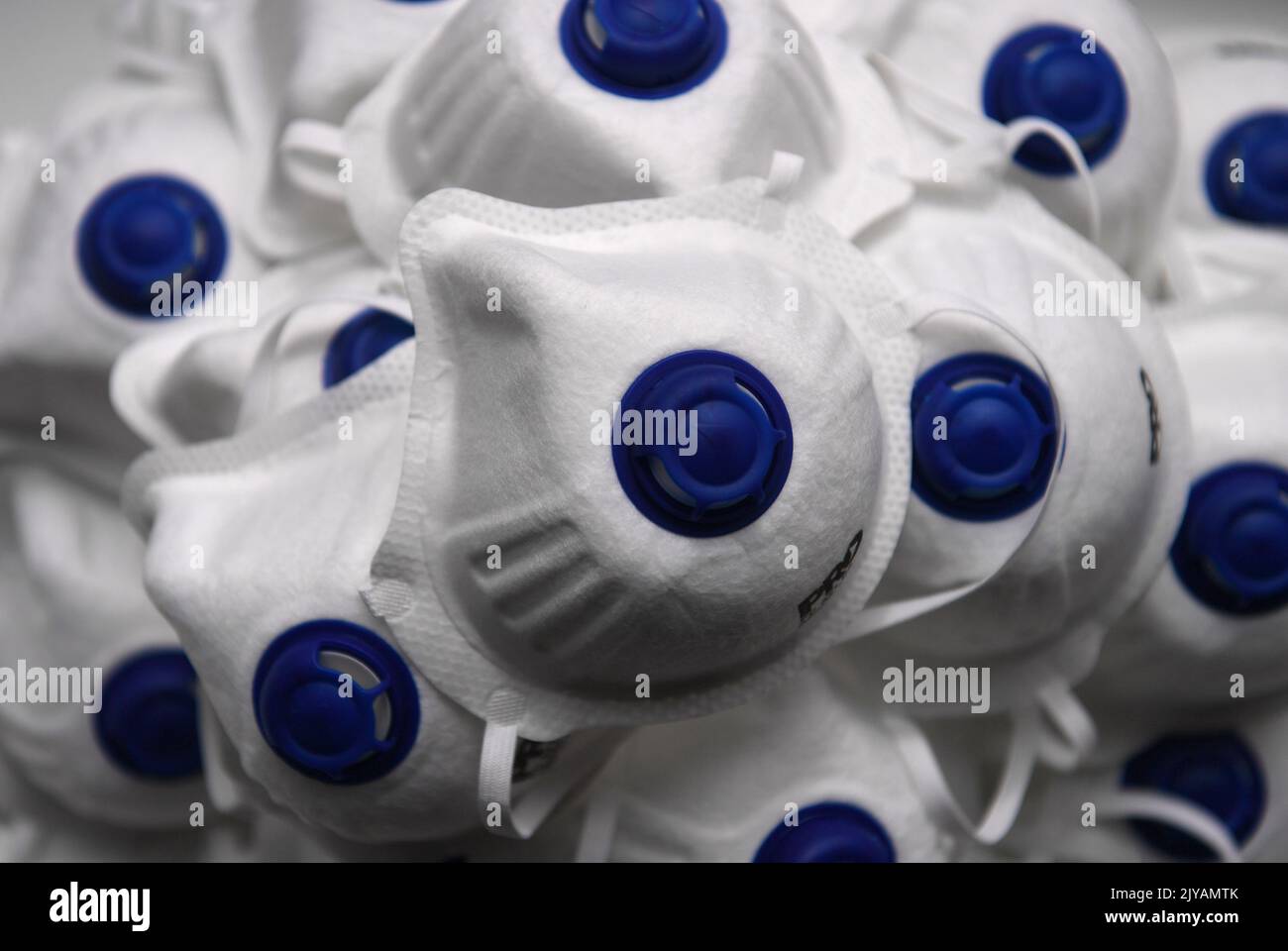 A stock image of P2 masks in Melbourne, Friday, January 31, 2020. The ...