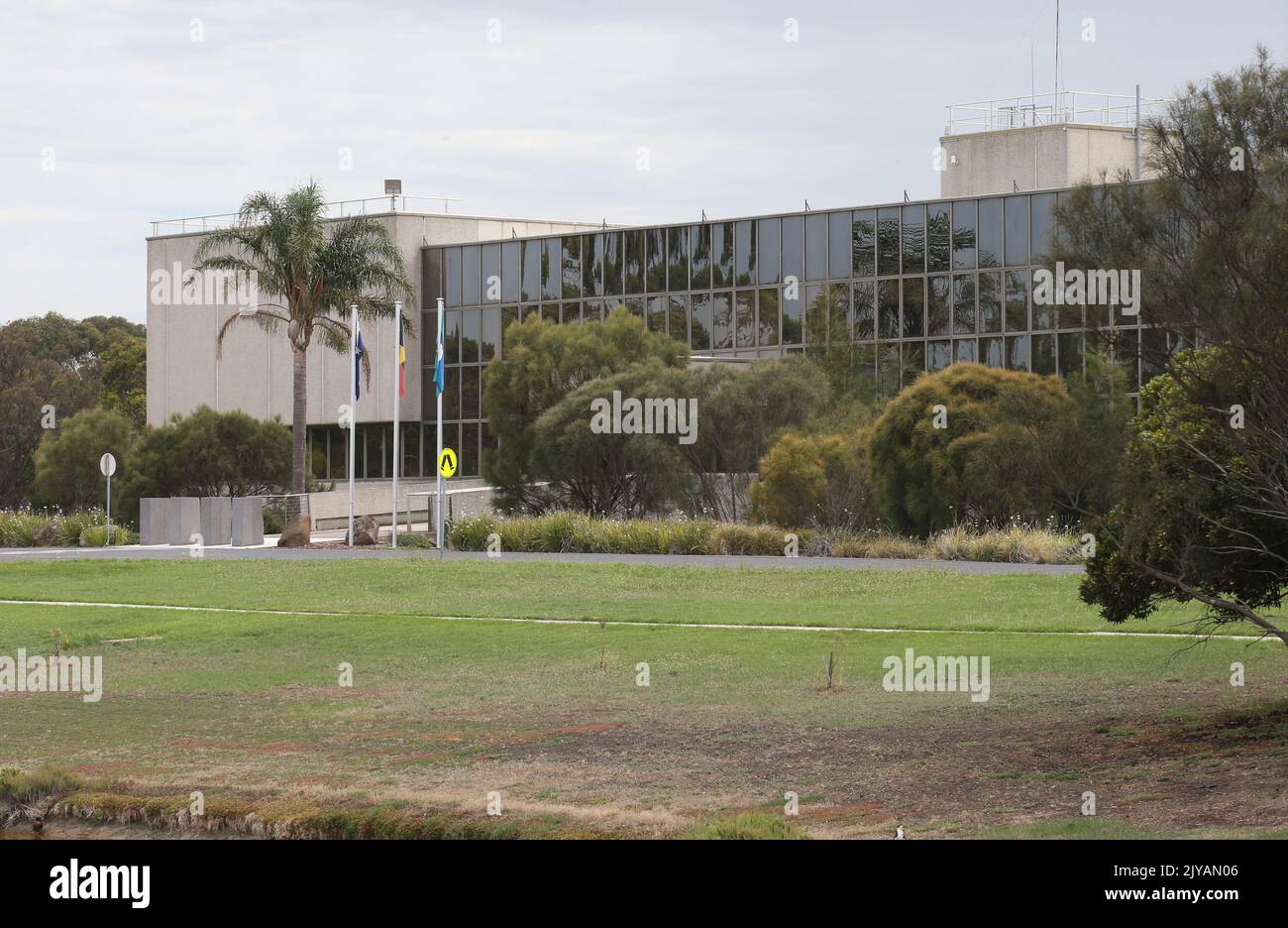 Exterior view of CSIRO's high-containment facility in Geelong, Friday ...