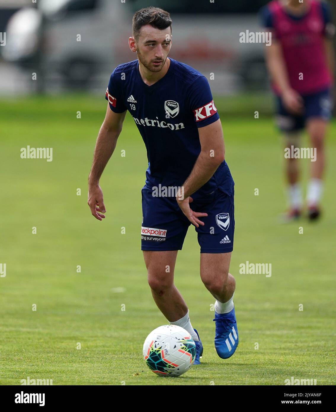 Benjamin Carrigan of the Victory in action during a Melbourne Victory A ...