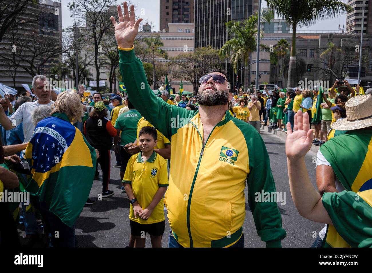 Bolsonaro supporter hi-res stock photography and images - Alamy