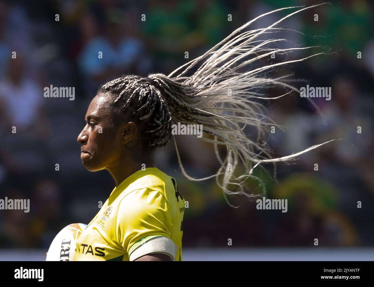 Ellia Green of Australia scores against Spain women during day one of ...