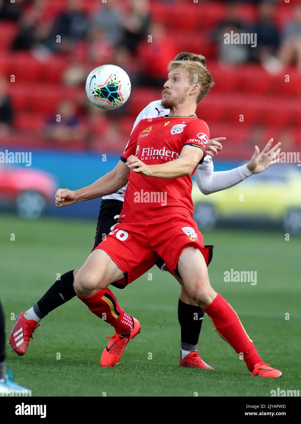 Ben Halloran of United during the Round 17 A-League match between ...