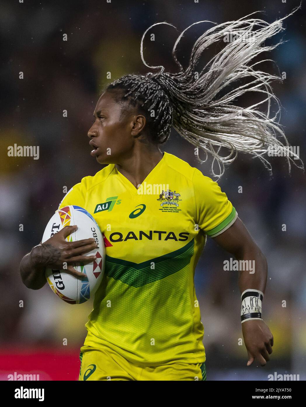 Ellia Green of Australia scores during the womens bronze medal playoff ...