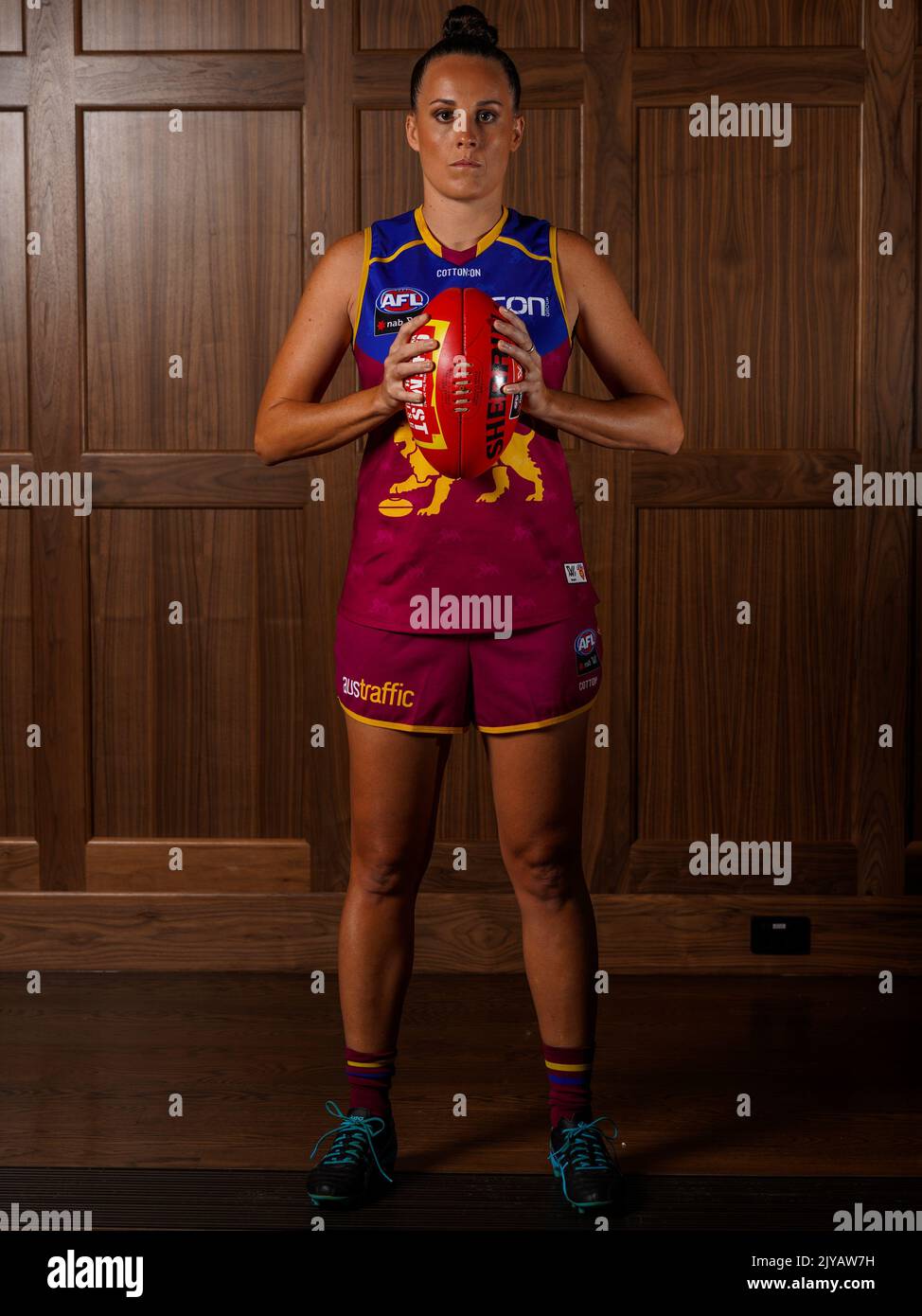 Brisbane Lions Captain Emma Zielke during the AFLW captains launch ...