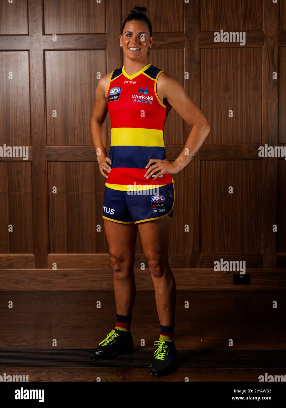 Adelaide Crows Captain Chelsea Randall during the AFLW captains launch ...