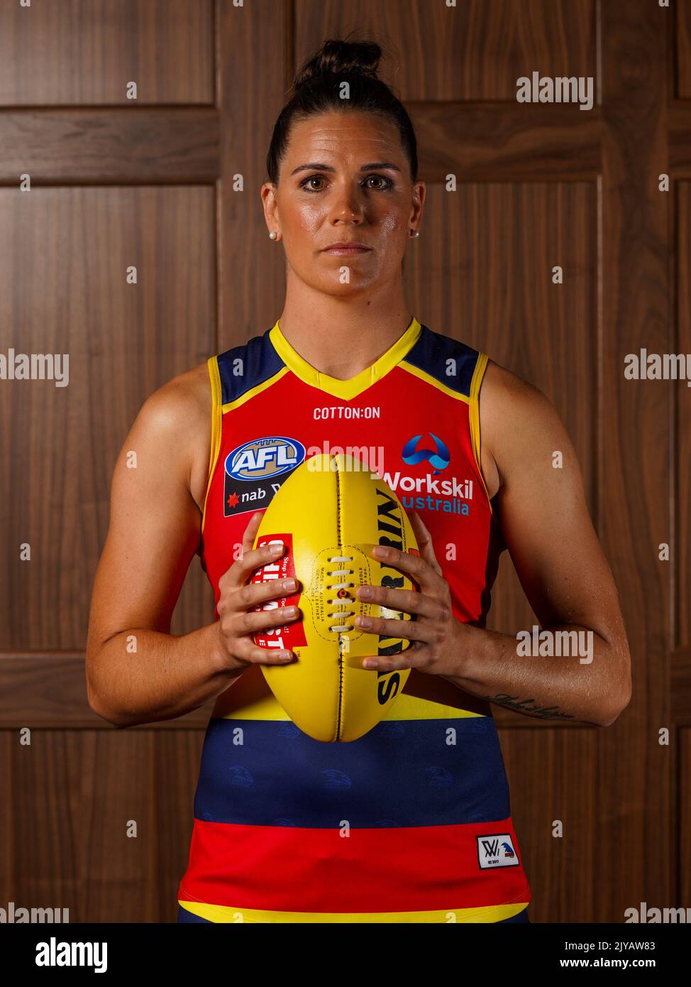 Adelaide Crows Captain Chelsea Randall during the AFLW captains launch ...