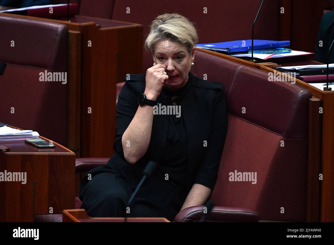 Nationals Senator Bridget McKenzie in the Senate chamber at Parliament ...
